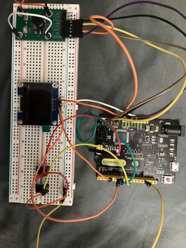 I2C Display - Homemade - Arduboy