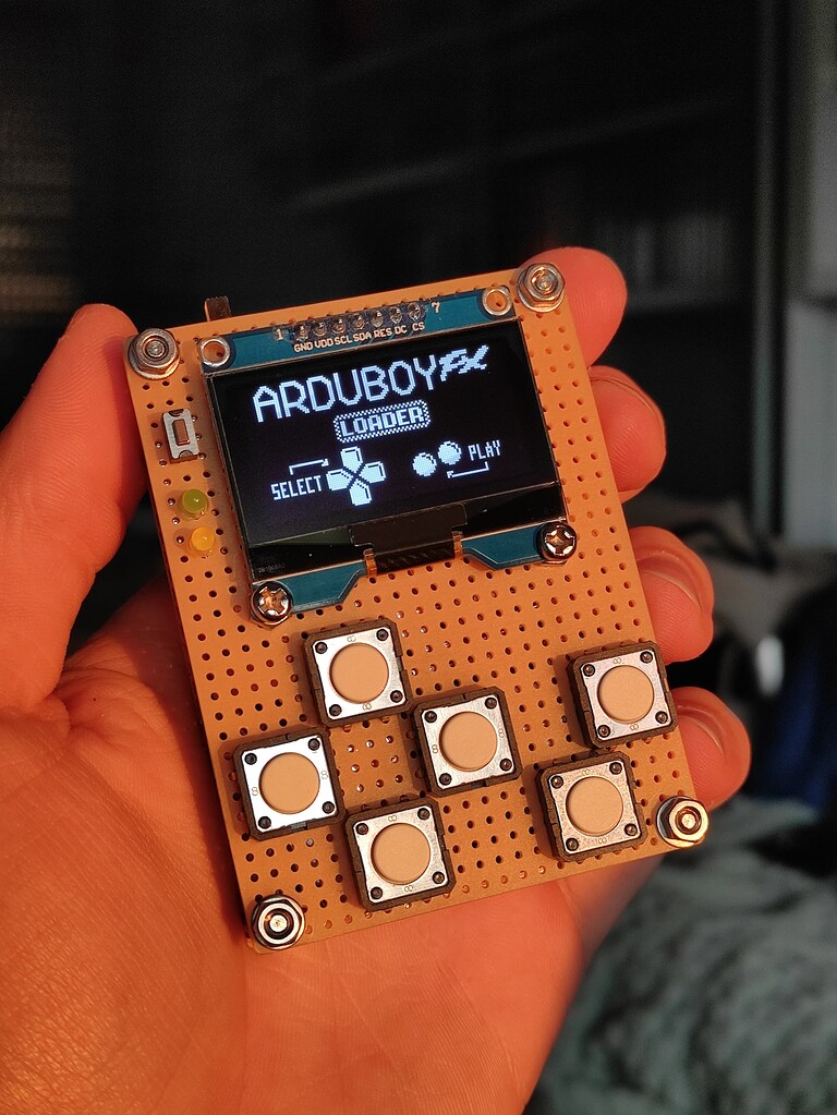 Homeade arduboy 1.54" screen - Homemade - Arduboy