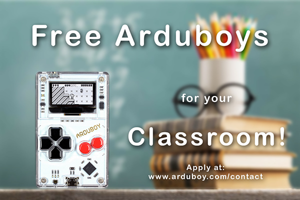 Free Arduboys for your Classroom! - Education - Arduboy