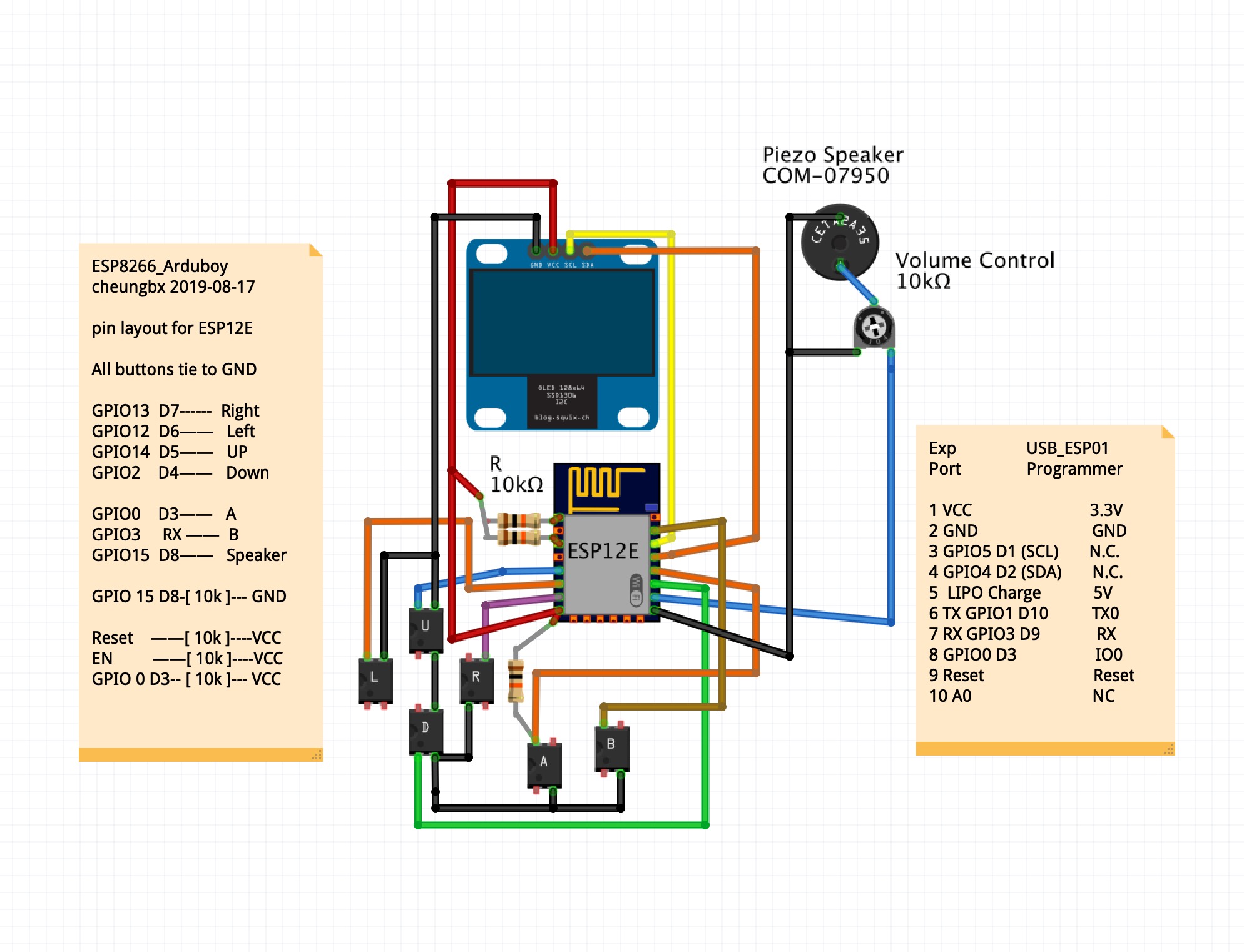 ESP8266 Arduboy - Homemade - Arduboy