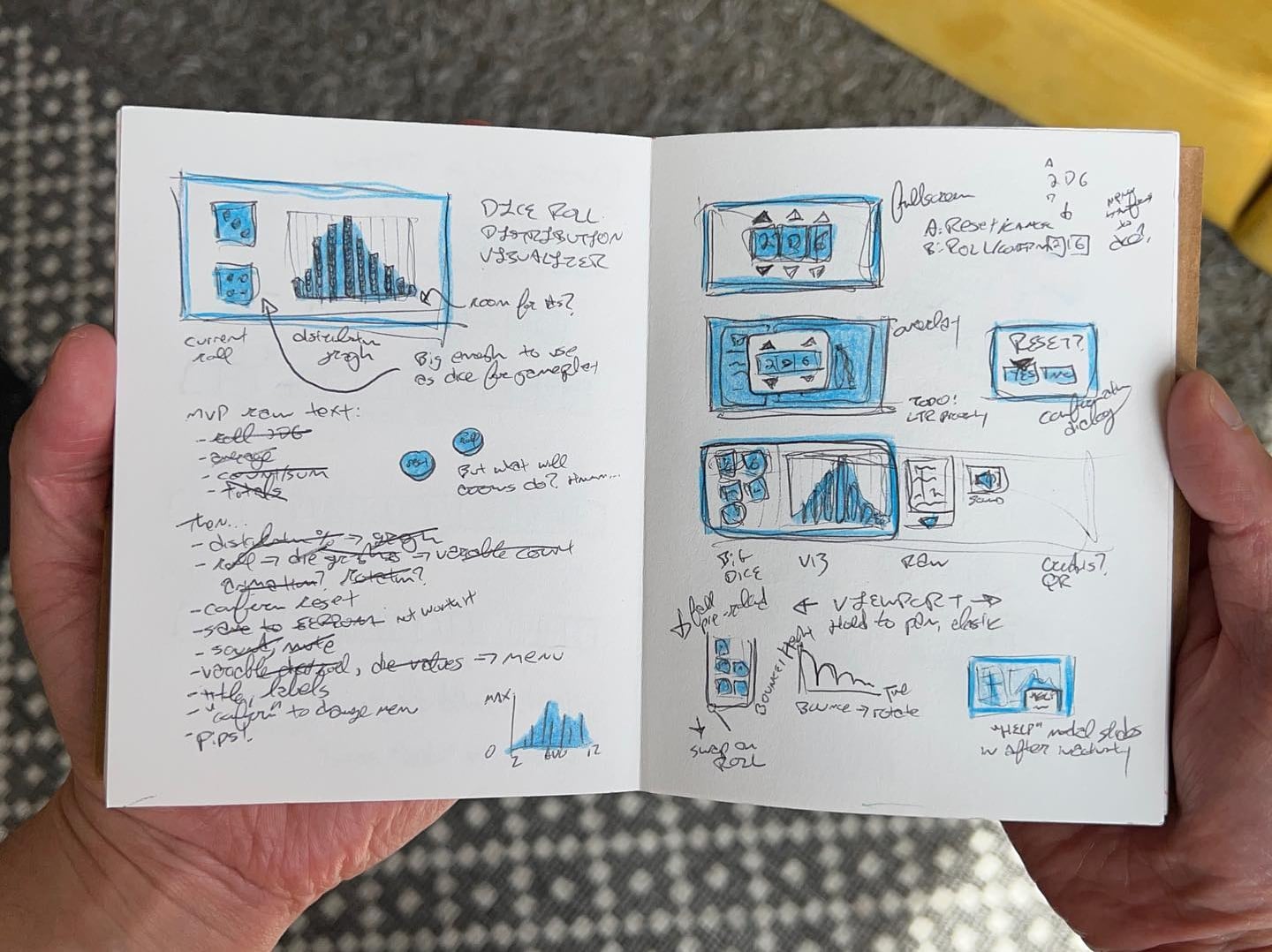 2D6: Dice Roll Distribution Visualizer - Demos - Arduboy