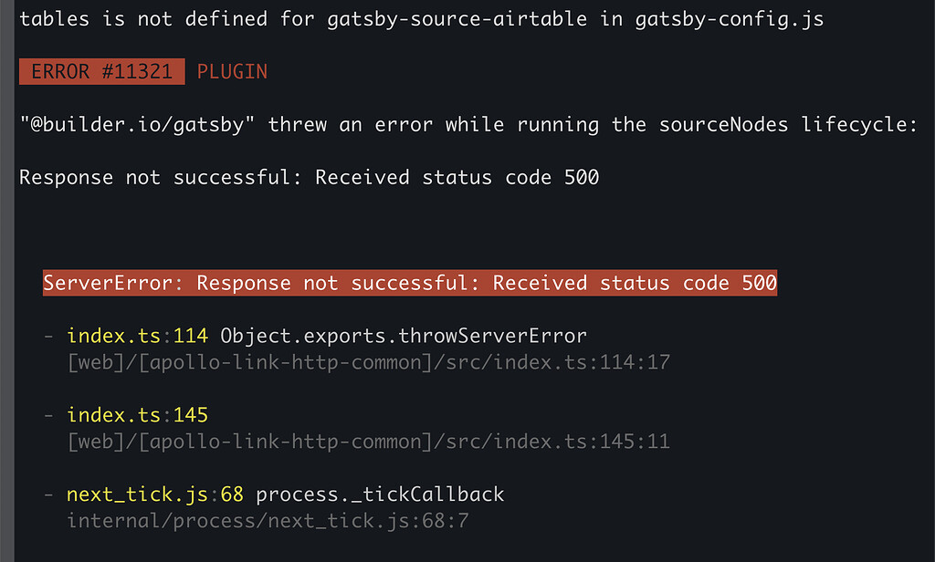 Cannot query field Cannot query field