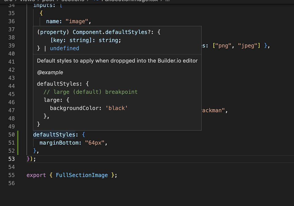 Can I use different style for breakpoints in defaultStyles (registerComponent())? - General ...