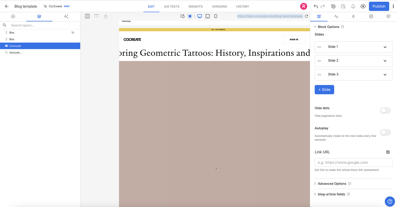 Carousel block not displaying properly in preview - Bugs - Builder.io Forum