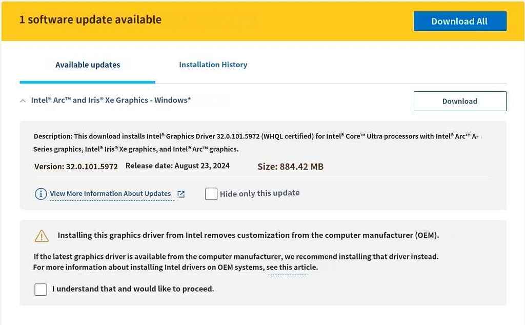 What is the final supported version of the Intel graphics driver for chuwi minibookx? - Minibook ...