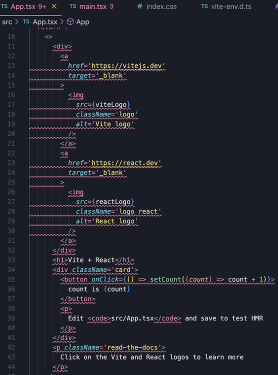 'JSX.IntrinsicElements' problem:RESOLVED - React - Code with Mosh Forum