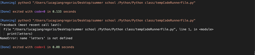 NameError when the variable exists - code execution - Python - Code with Mosh Forum