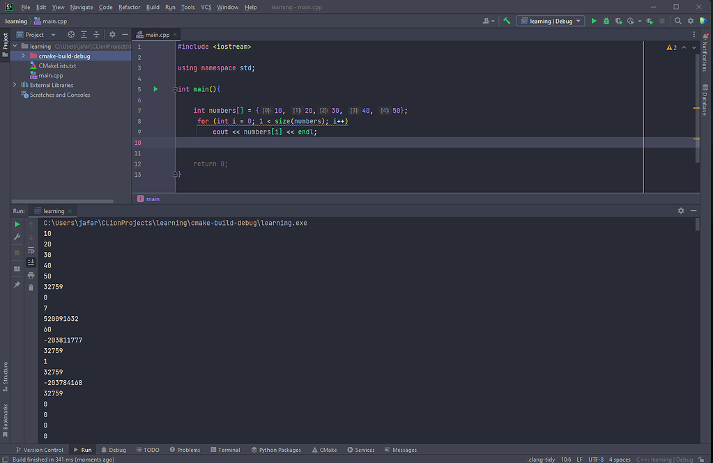 When I Compile The Exact Code In The Course It Doesnt Work As Mr Mosh Code C Code With