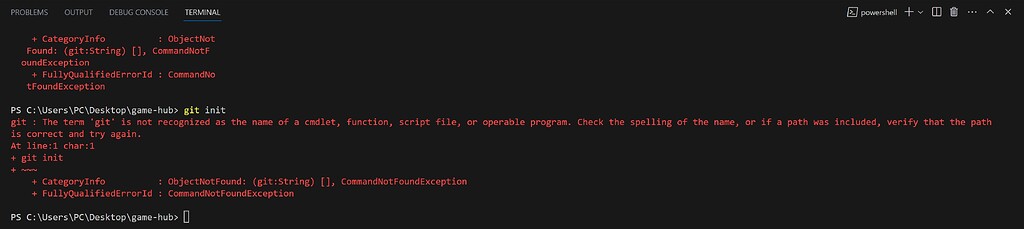 React, game-hub project , git - Code with Mosh Forum