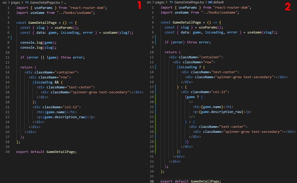 Ultimate React Part2 Game Page Details React Code With Mosh Forum