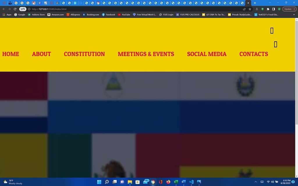 Meun icons need help fixing - Page 2 - HTML/CSS - Code with Mosh Forum