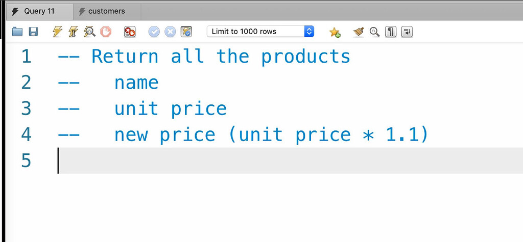 How to find data for excercise - SQL - Code with Mosh Forum