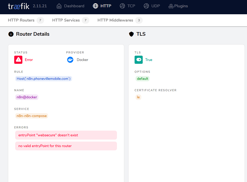 Need help with SSL configuration using Traefikv2.11 for dockerized app? - Traefik v2 - Traefik ...
