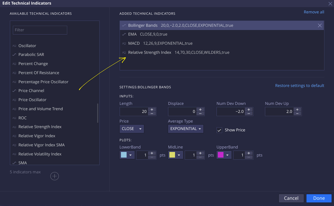 Adding Indicators on Deriv X (Desktop version) - Deriv X - Deriv community | Resources | Deriv
