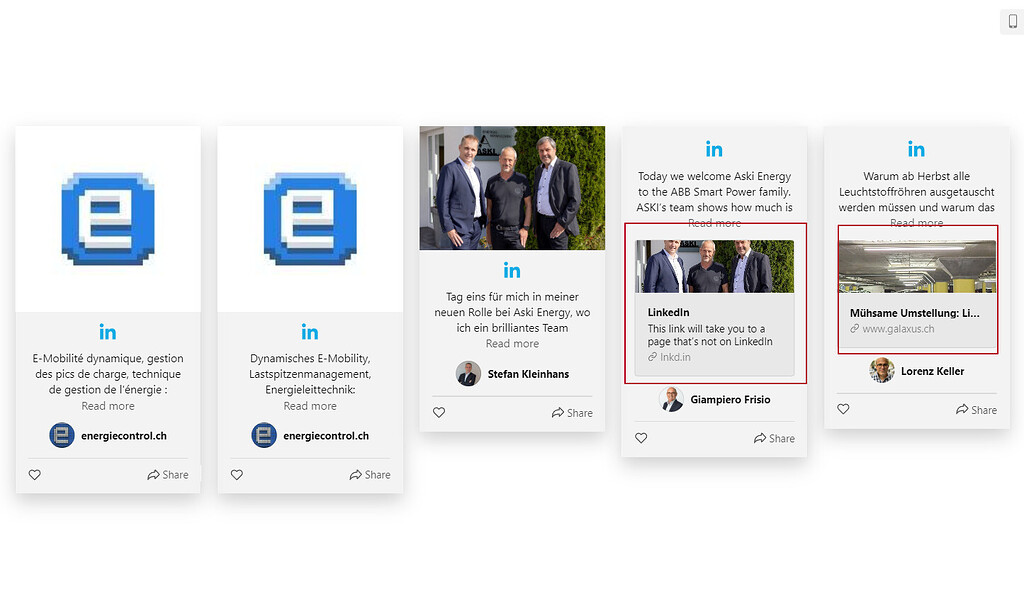 Linkedin Feed Issue Links Preview Issue Is Fixed Fixed Elfsight Community 1674