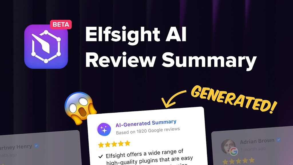 Say Hello to Elfsight AI Review Summary! 🔥 - New Feature - Elfsight Community
