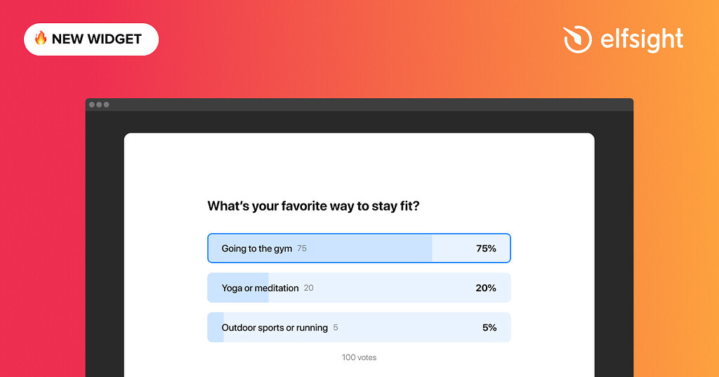 [NEW WIDGET]: Get insights that roll with the new Poll! 🚀 - New Feature ...