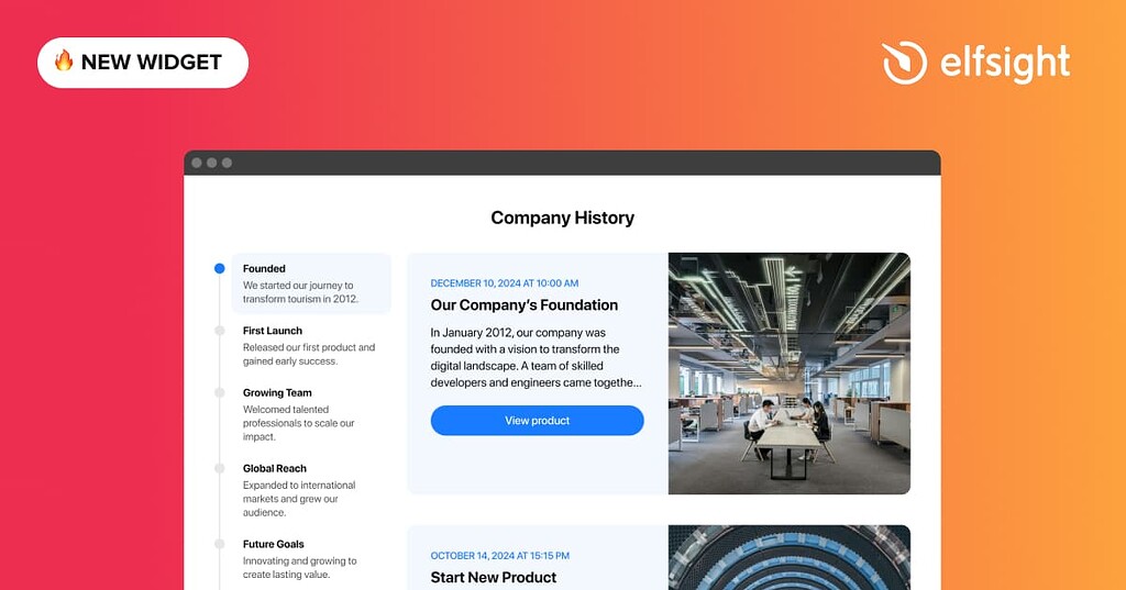 [NEW WIDGET]: Make Every Moment Count with Timeline! 🚀 - New Feature ...