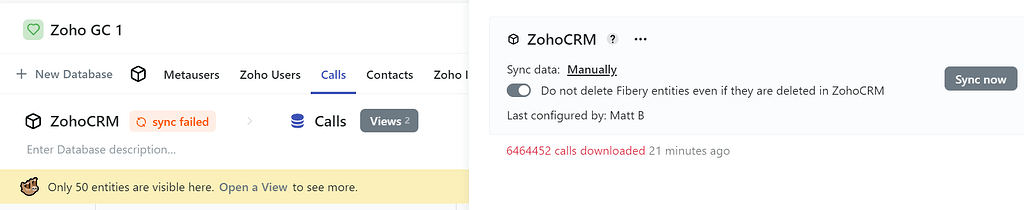 Custom Integration: "Sync failed", but why? - Get Help - Fibery.io Community