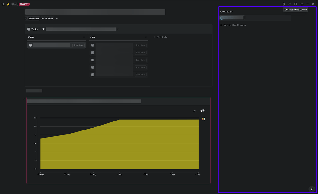 Setting to hide by default the right sidebar with fields ( Collapse ...