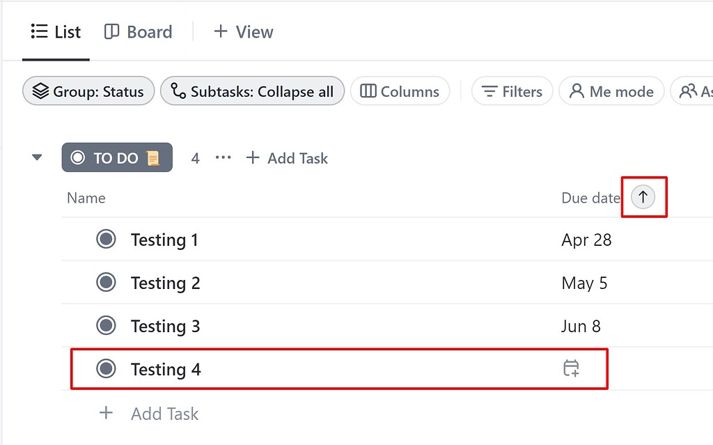 Ordering for Unsorted Entities - Bugs & Issues - Fibery.io Community