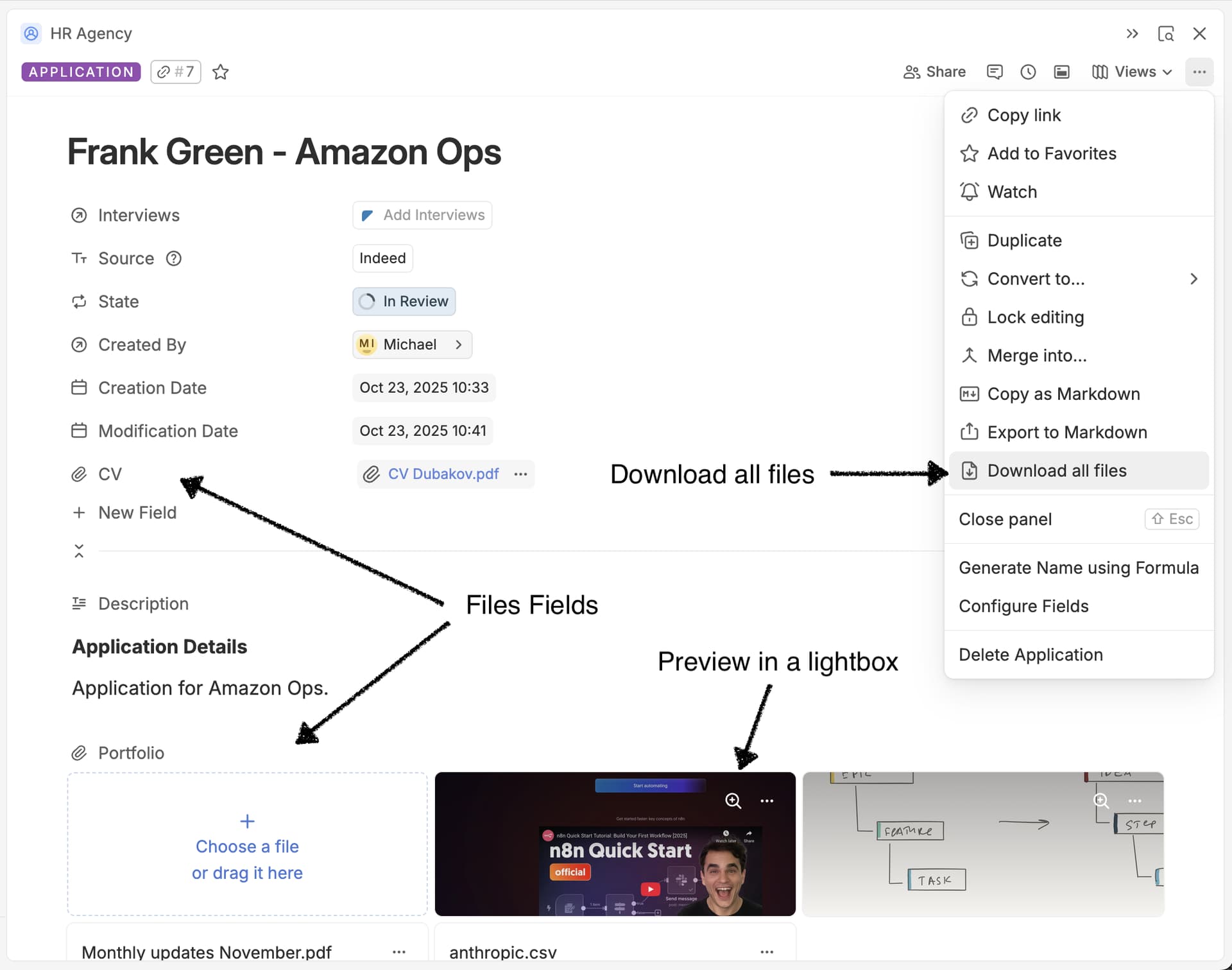 [DONE] Multiple File Attachment Fields - Ideas & Features - Fibery.io Community