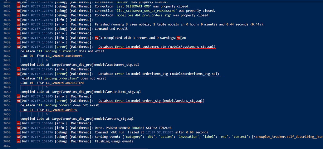 Database Error In Model Relation Does Not Exist Help Dbt Community Forum