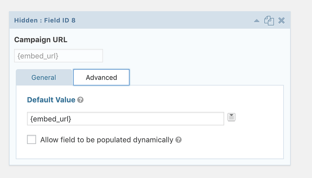 Issue Capturing Embed URL with Parameters - Get Help - Gravity Forms