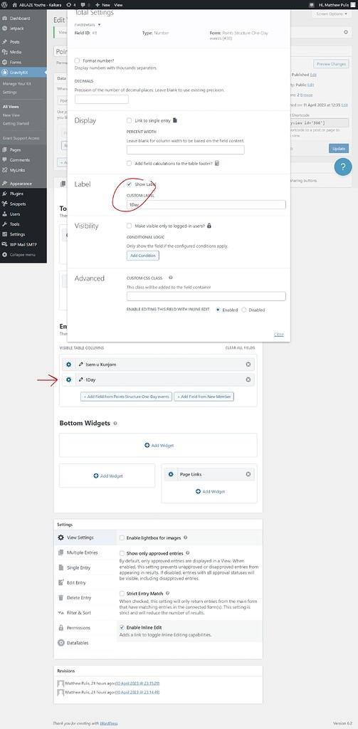 Need to group names in Gravity View - Get Help - Gravity Forms