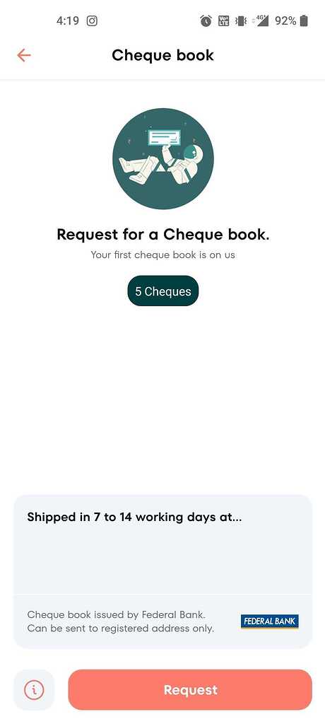 You can now request for cheque books! - News from Jupiter - Jupiter ...