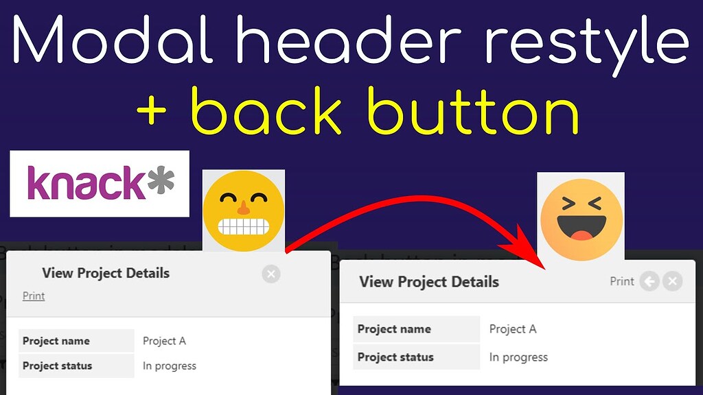 How to add a back button to modal popups and fix styling of modal ... How to add a back button to modal popups and fix styling of modal ...