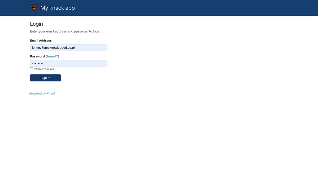 Custom Code Transforming Your Log In Pages Show And Tell Knack Community Forum 
