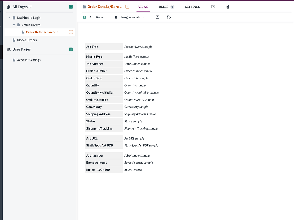 View Details Modal Popup Editable - Get Answers - Knack Community Forum