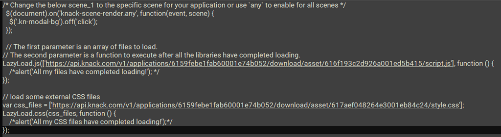 Knack "API & Code" Won't Load Internal Files - API & Custom Code - Knack Community Forum