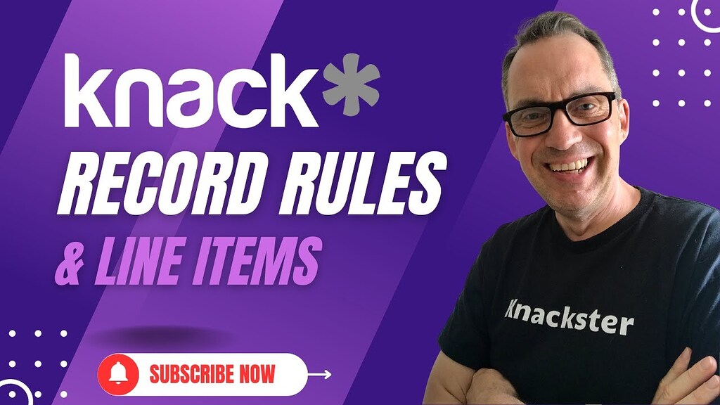 Using Record Rules for Line Items - Knacksters' Idea Lab - Knack Community Forum