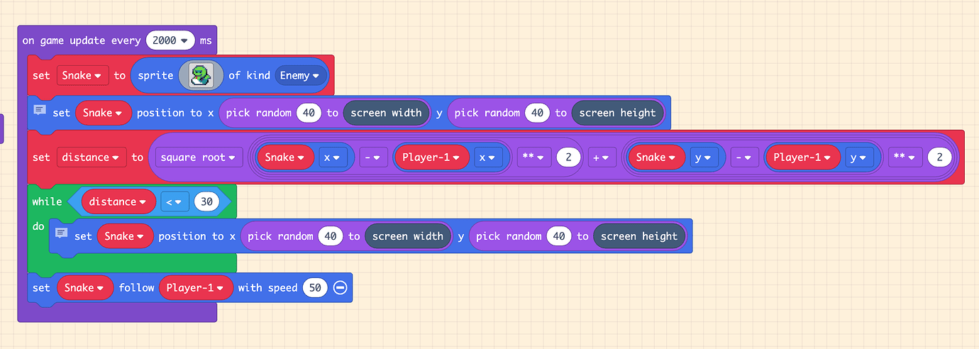 Spawning enemies in random areas - Help - Microsoft MakeCode
