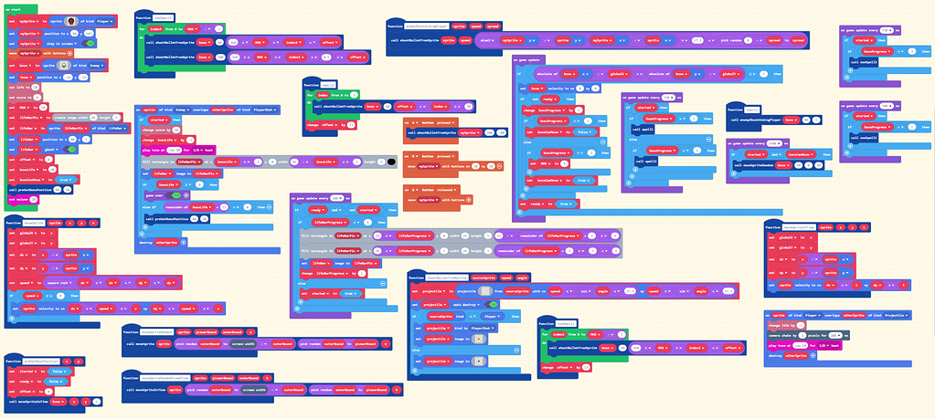 Blocky Boss Battle - Arcade - Microsoft MakeCode