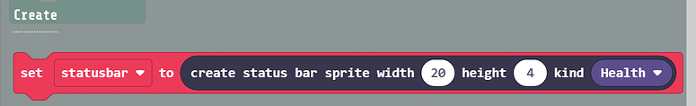 Status Bars extension (beta) - Arcade - Microsoft MakeCode