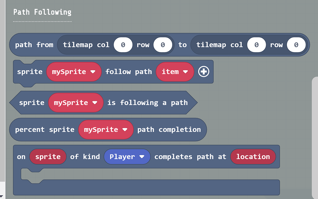 Tilemap Path Finding ( a* ) (beta) - Arcade - Microsoft MakeCode