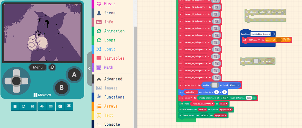 Gif Animations - Arcade - Microsoft MakeCode
