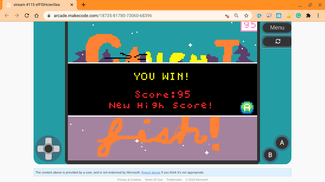 Arcade Advanced Stream #116 - CATch Some Fish! - Live - Microsoft MakeCode