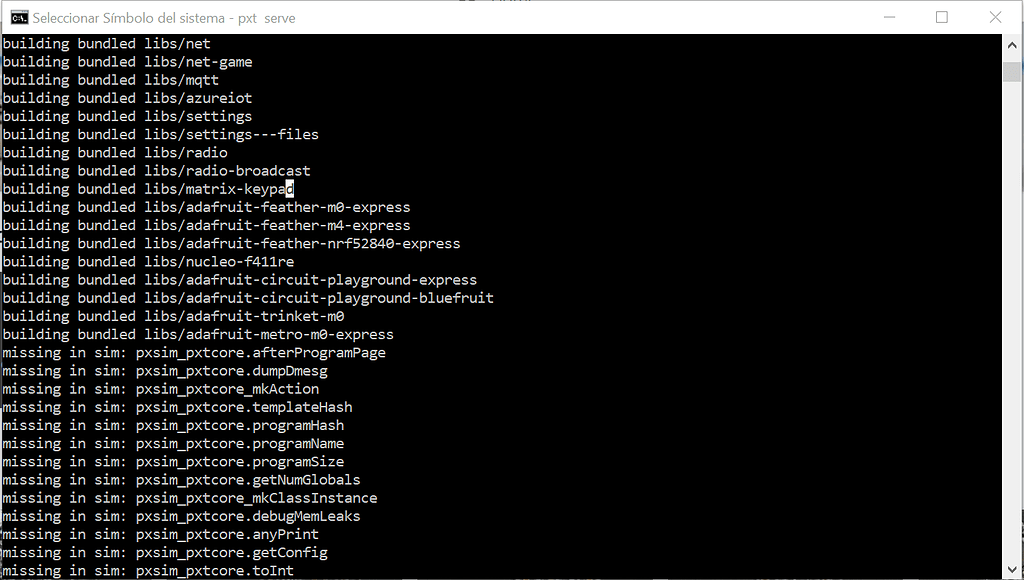 Missing files - PXT - Microsoft MakeCode