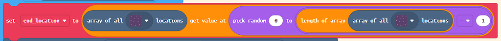 Pick Random Element Arcade Microsoft Makecode