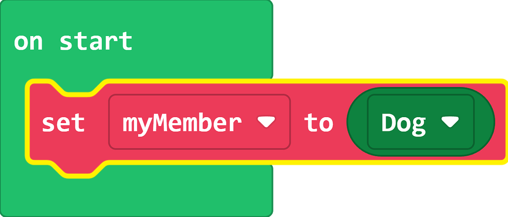 [Extension] Enums in blocks! - Show & Tell - Microsoft MakeCode