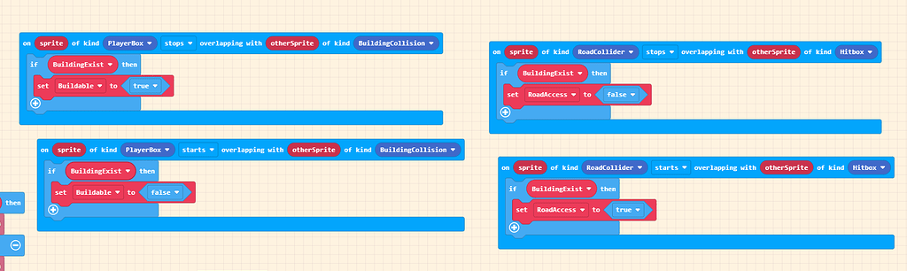 Overlapping Sprites Not Working Help Microsoft Makecode