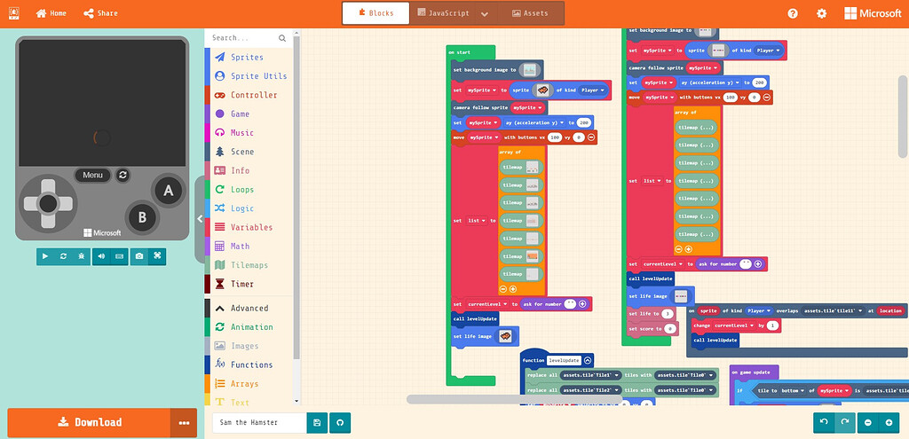 Code editor broke - Help - Microsoft MakeCode