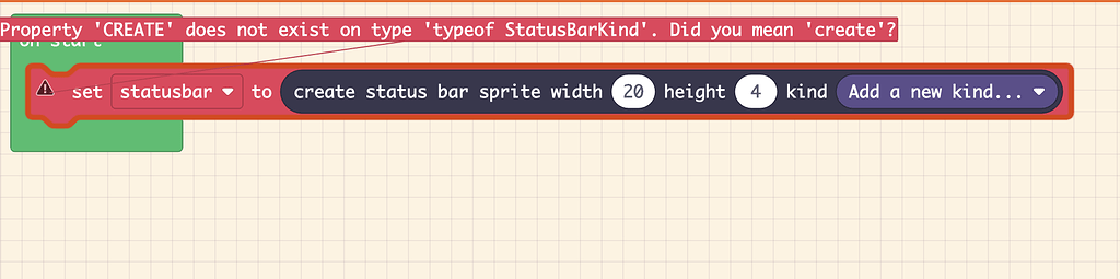 Status Bars broken? - Arcade - Microsoft MakeCode