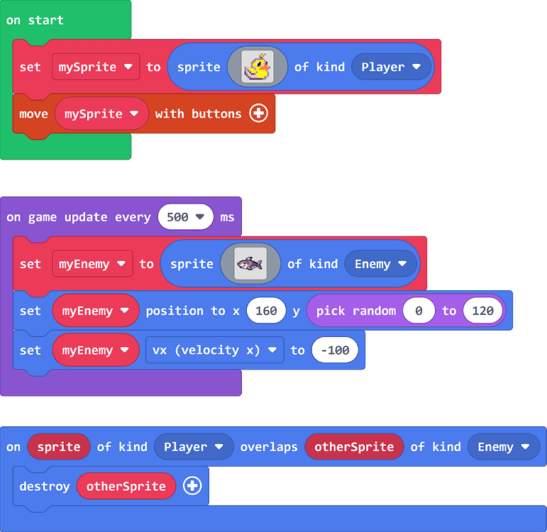 Common Arcade Coding Pitfalls - Help - Microsoft MakeCode Common Arcade Coding Pitfalls - Help - Microsoft MakeCode