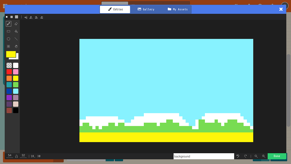Background not scaling correctly - Help - Microsoft MakeCode