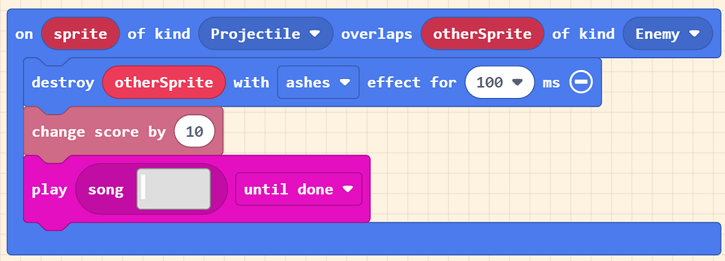 How to make a projectile shoot in the direction your facing - Help - Microsoft MakeCode